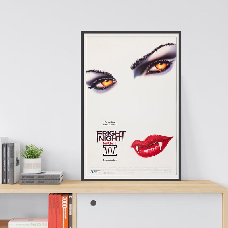 Fright Night Movie Poster Fright Night II Horror, Vampires Home Decor ...