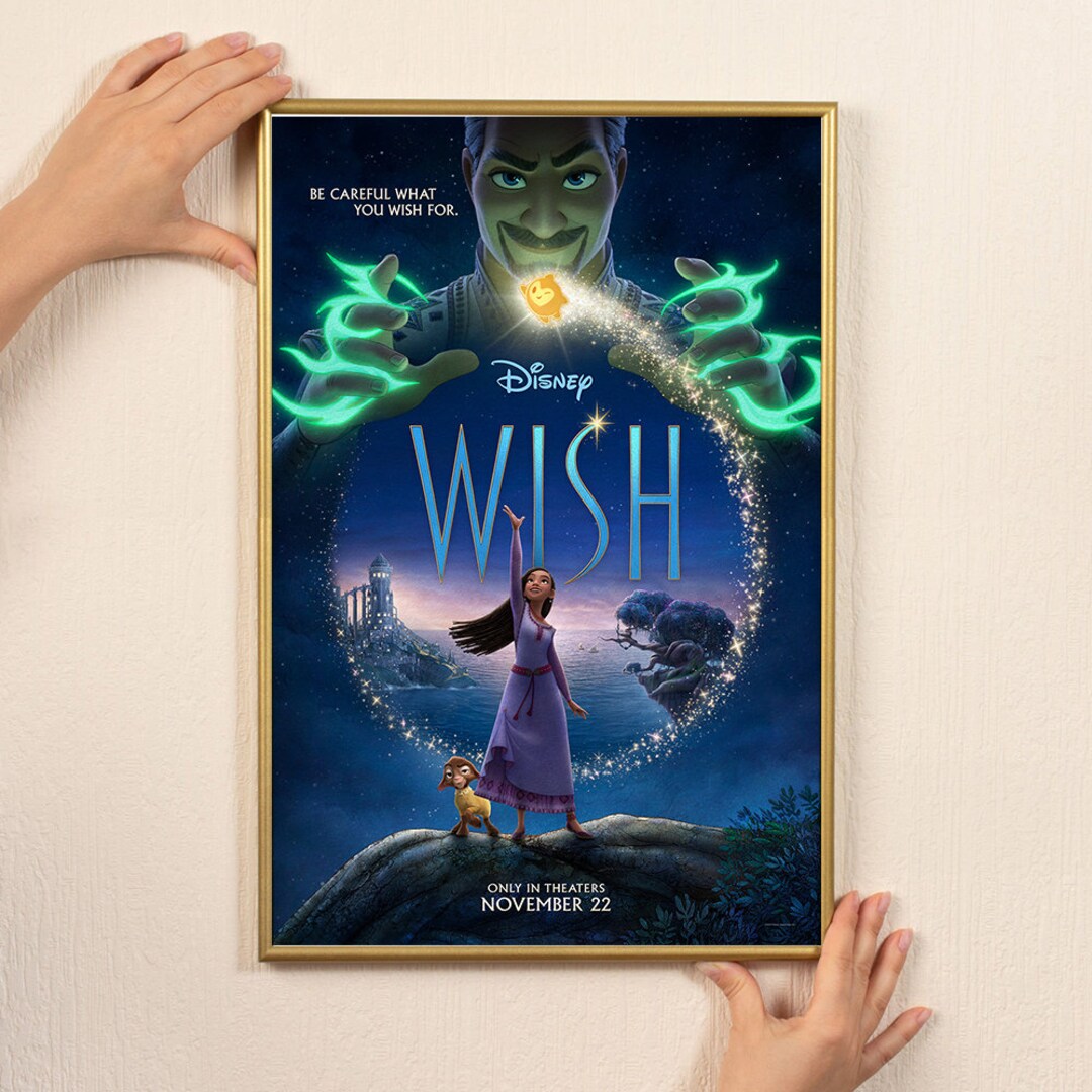 2023 Disney Wish Movie Poster Home Decor Wall Decor Love Gift Wall Art ...
