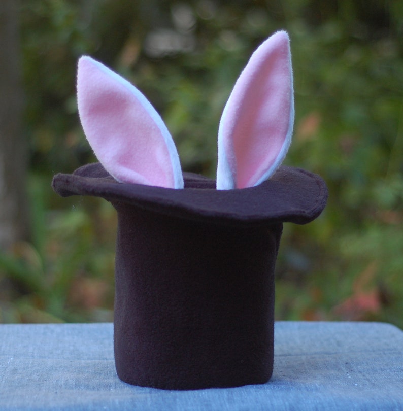 Rabbit in a Magic Hat Puppet - PDF Sewing Pattern With Step-by-step ...