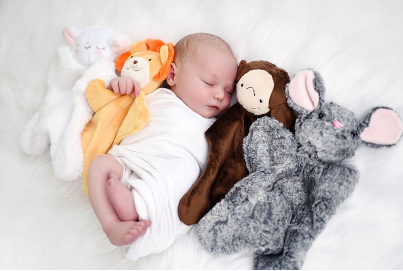 Lovey Dovey Lion, Lamb, Monkey, Mouse - PDF Sewing Pattern for Baby ...