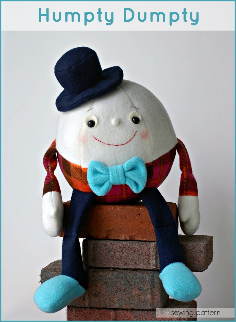 Humpty Dumpty PDF Sewing Pattern With Step-by-step Photos - Etsy