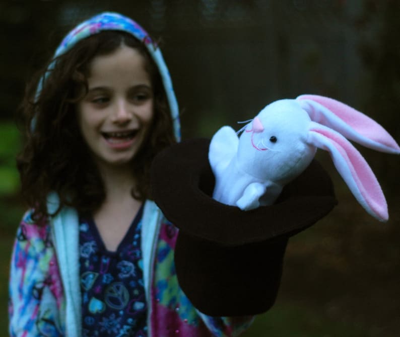 Rabbit in a Magic Hat Puppet - PDF Sewing Pattern With Step-by-step ...