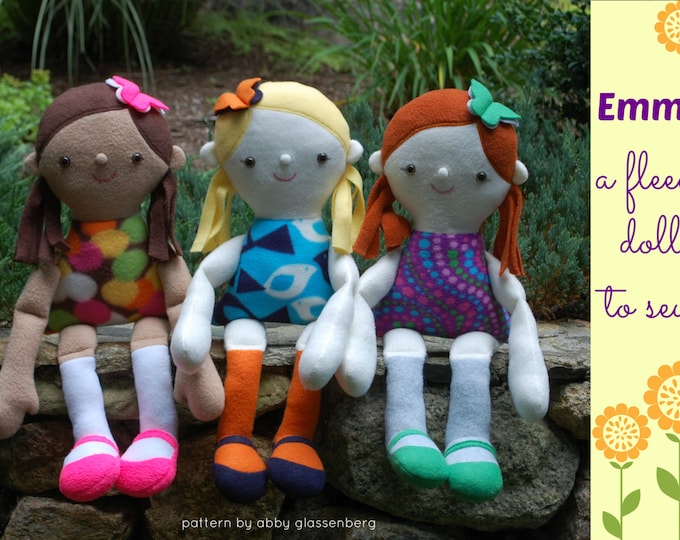 Emma a Fleece Doll to Sew, With Easy-to-follow Instructions and Step-by ...