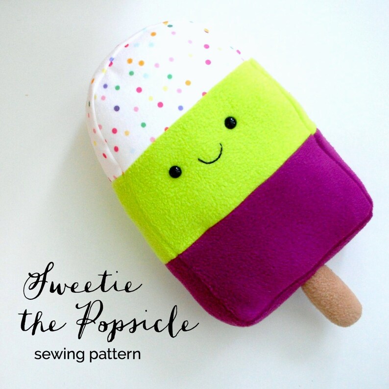 Sweetie the Popsicle PDF Sewing Pattern - Beginner Friendly With Step ...