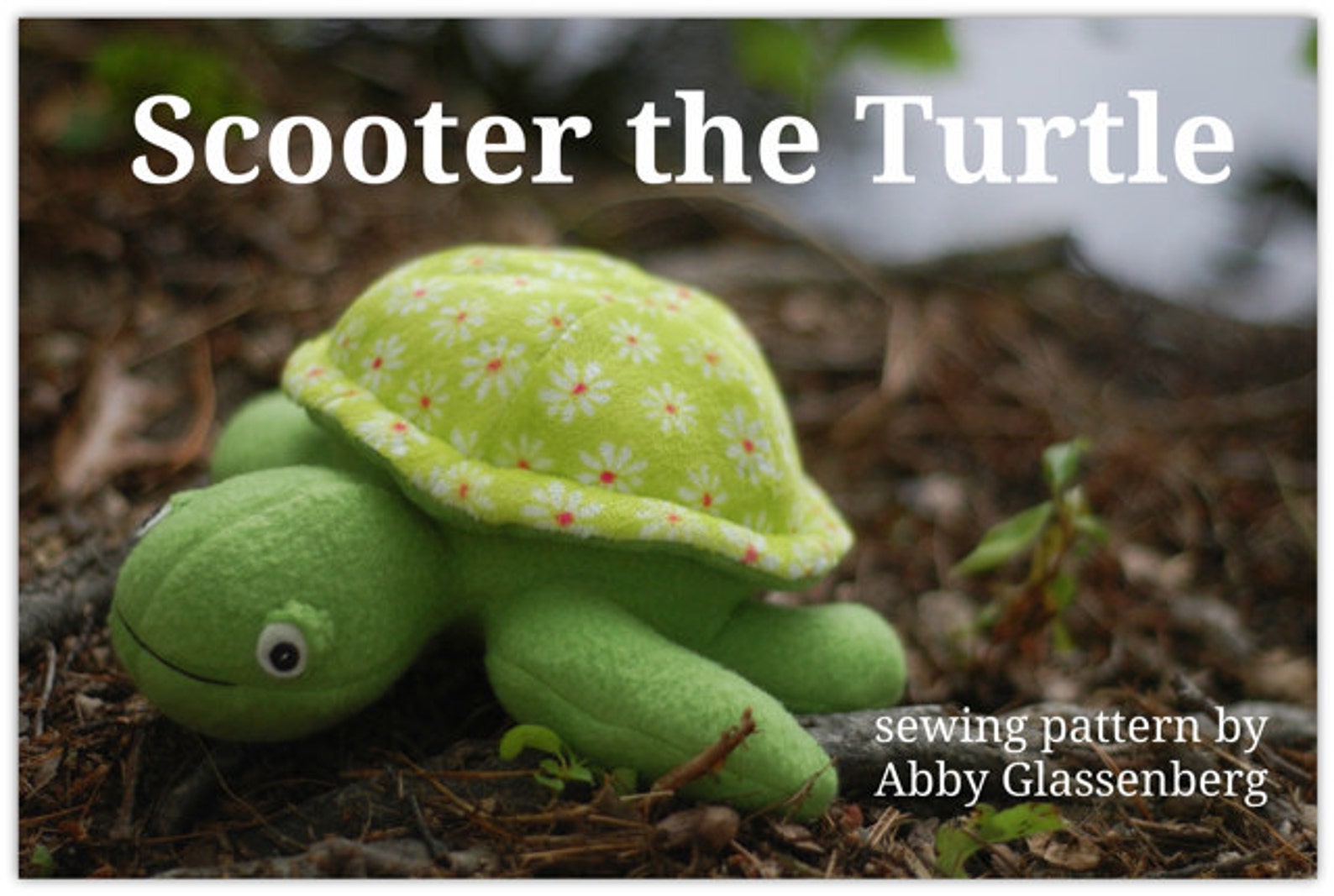 Scooter the Turtle - PDF Sewing Pattern, Easy to Sew With Step-by-step ...