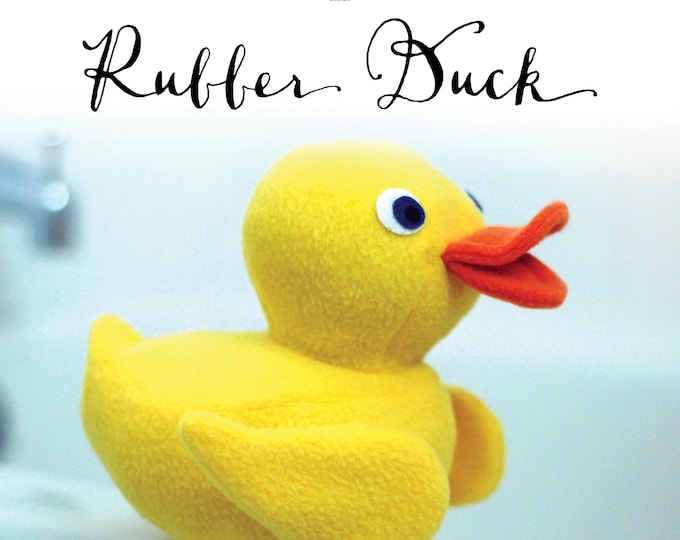 Plush Rubber Duck PDF Sewing Pattern - Etsy
