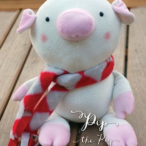 Pip the Pig - PDF Sewing Pattern With Step-by-step Photos and Easy ...