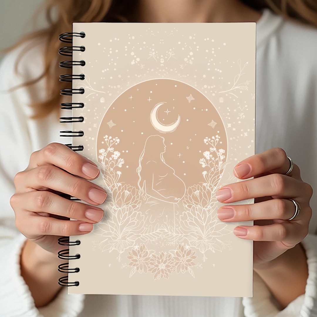Pregnancy Journal Spiral Notebook – Baby Memory Book for Mom-to-be ...