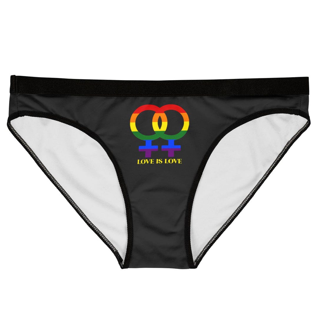 Pride Panty, LBGTQ Panties, Lesbian Panties - Etsy