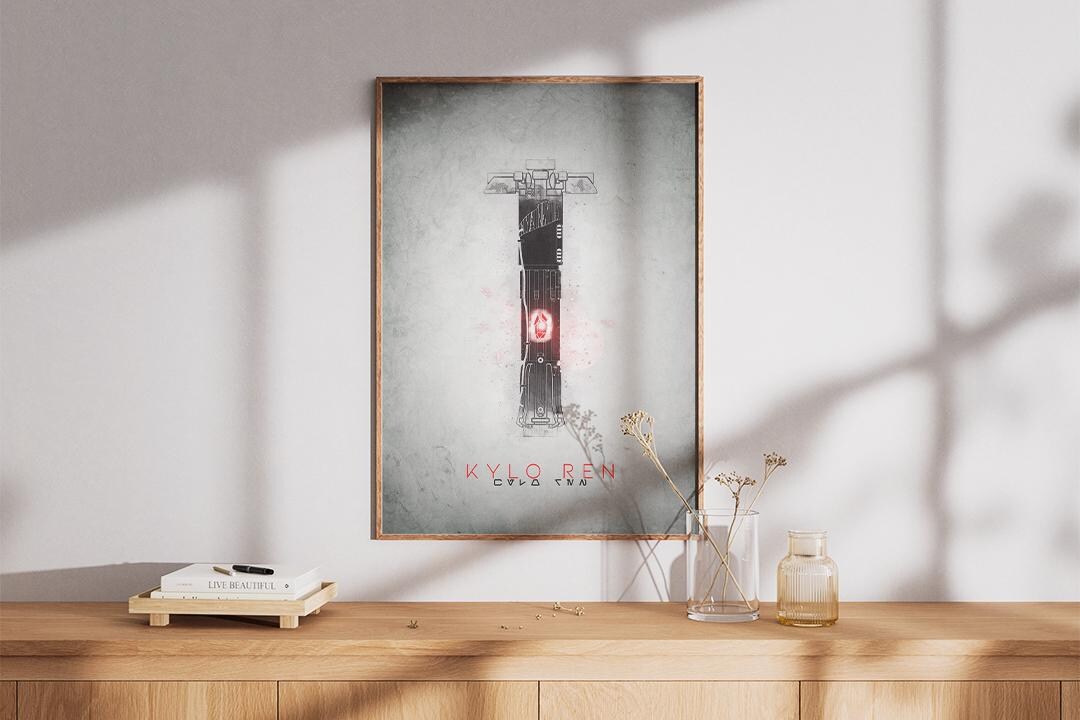 Star Wars Kylo Ren Lightsaber Kyber Crystal Instant Download Multiple ...