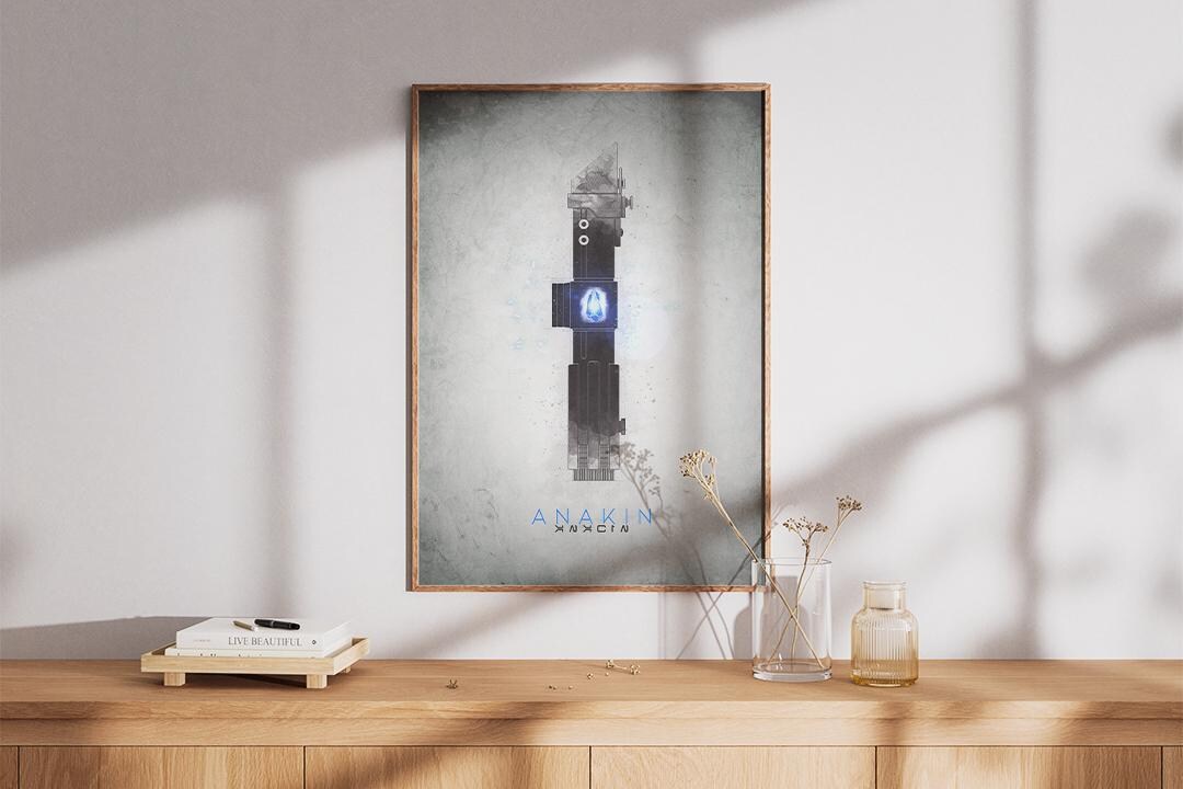 Star Wars Anakin Skywalker Lightsaber Kyber Crystal Instant Download ...
