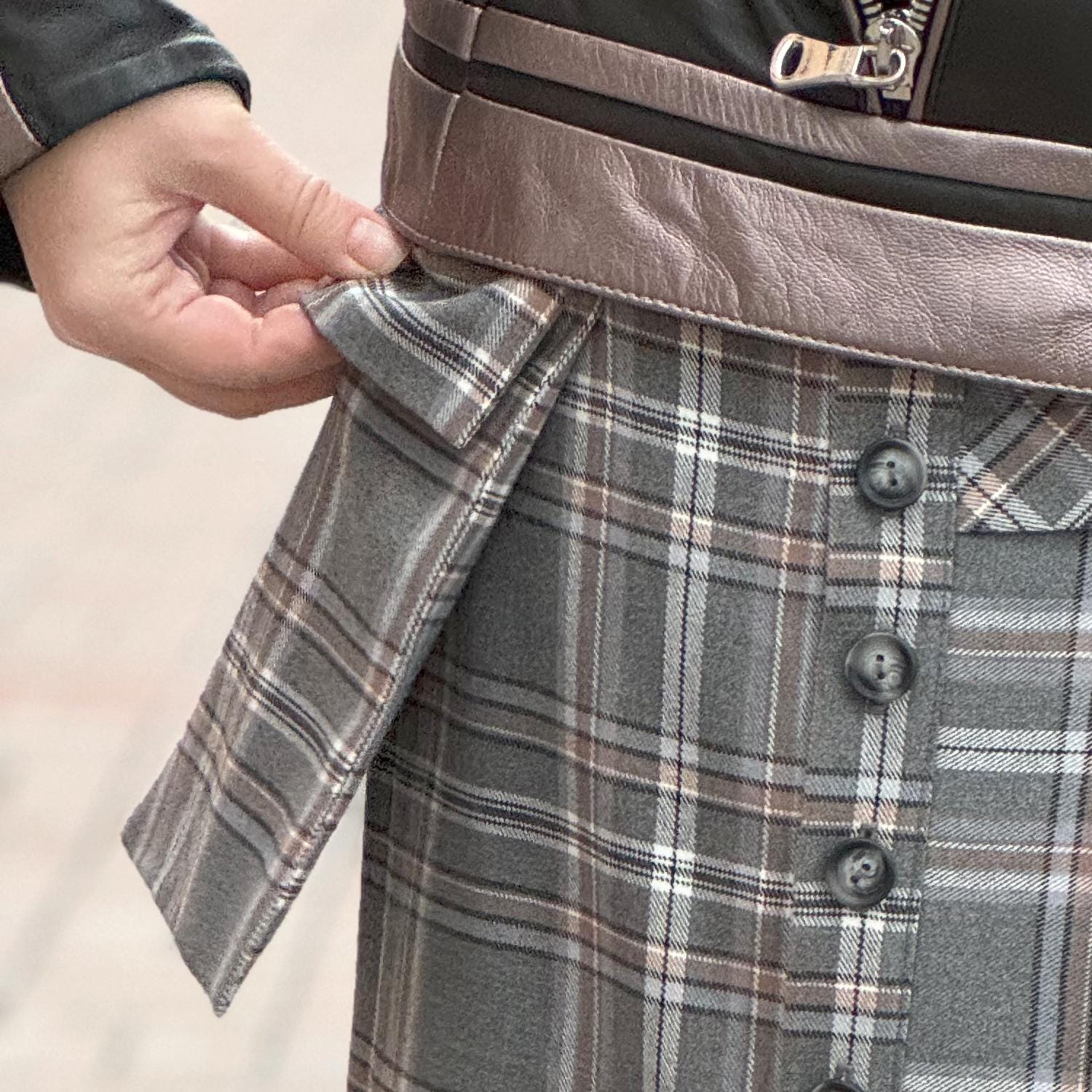 Pleated Skirt Pattern PDF, Skirt With Buttons, Pockets Skirt Pdf, Long ...