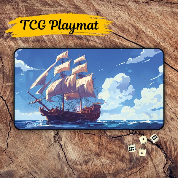 Pirate Ship Tcg Mat - Etsy