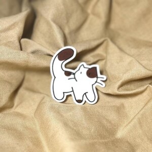 Multi-color Cartoon Cat Stickers, 4 Pack, Personalized Cat Stickers ...