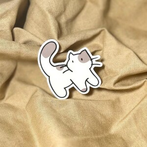 Multi-color Cartoon Cat Stickers, 4 Pack, Personalized Cat Stickers ...