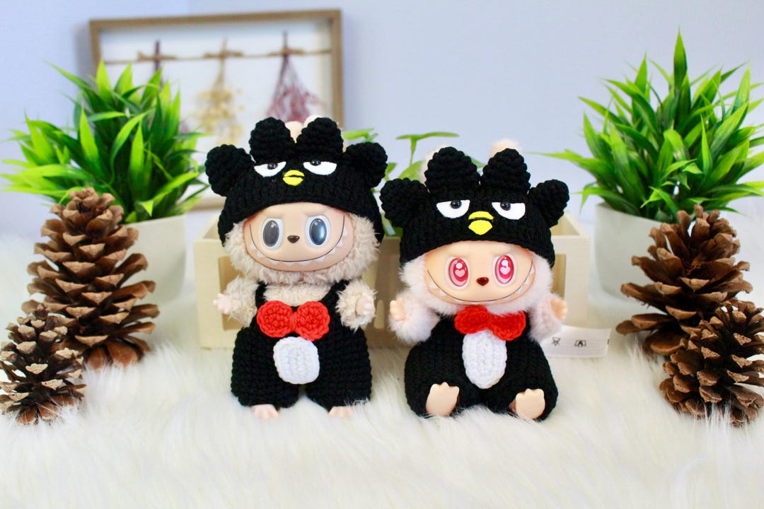 Labubu Dress Amigurumi Stuffed Animal Labubu Clothes Labubu Macaron ...