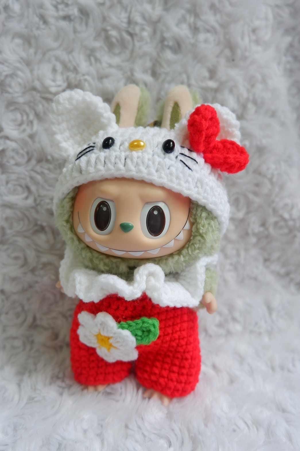 Labubu Dress Amigurumi Stuffed Animal Labubu Clothes Labubu Macaron ...