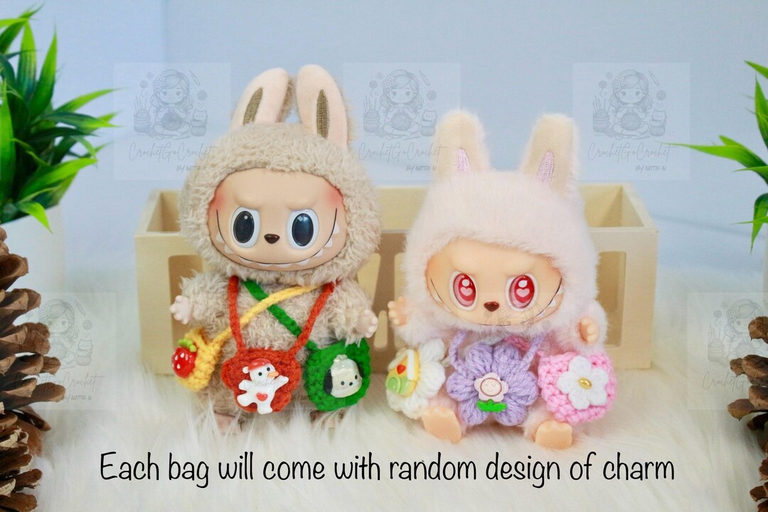 Labubu Dress Amigurumi Stuffed Animal Labubu Clothes Labubu Macaron ...