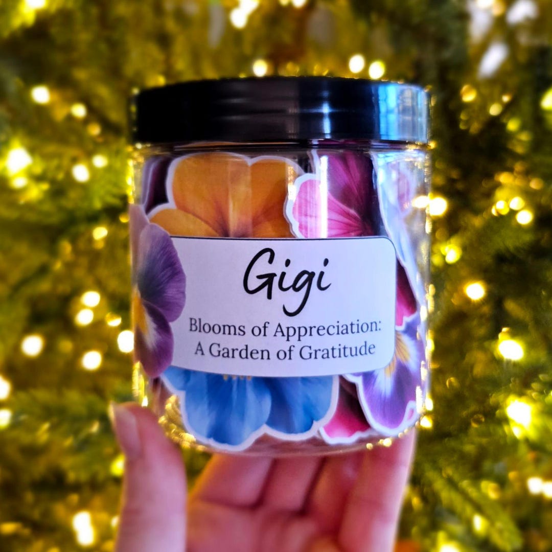 Personalized Gift for Gigi Gift Box Set of Grandma’s Garden Flower ...