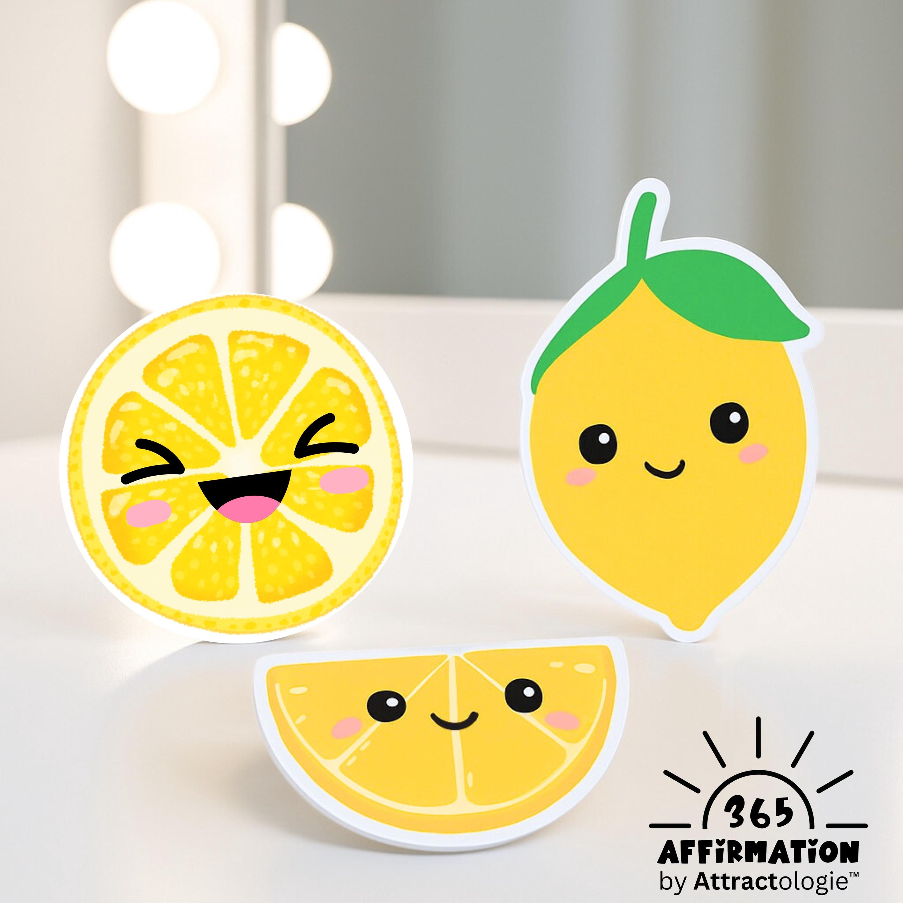 Sassy Lemon Affirmation Cards: Teen Girl Confidence Gift - Etsy