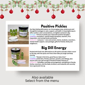 Positive Pickle Emotional Support Affirmation Cards Mental Health Desk ...