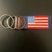 American Flag Needlepoint Key Fob - Etsy
