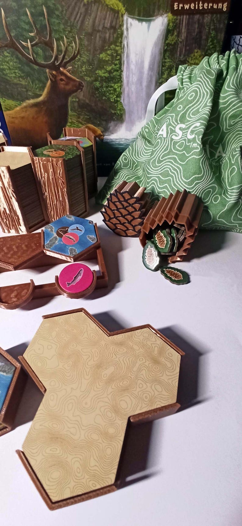 Cascadia Insert Base Game & Landmarks Board Game Accessories - Etsy