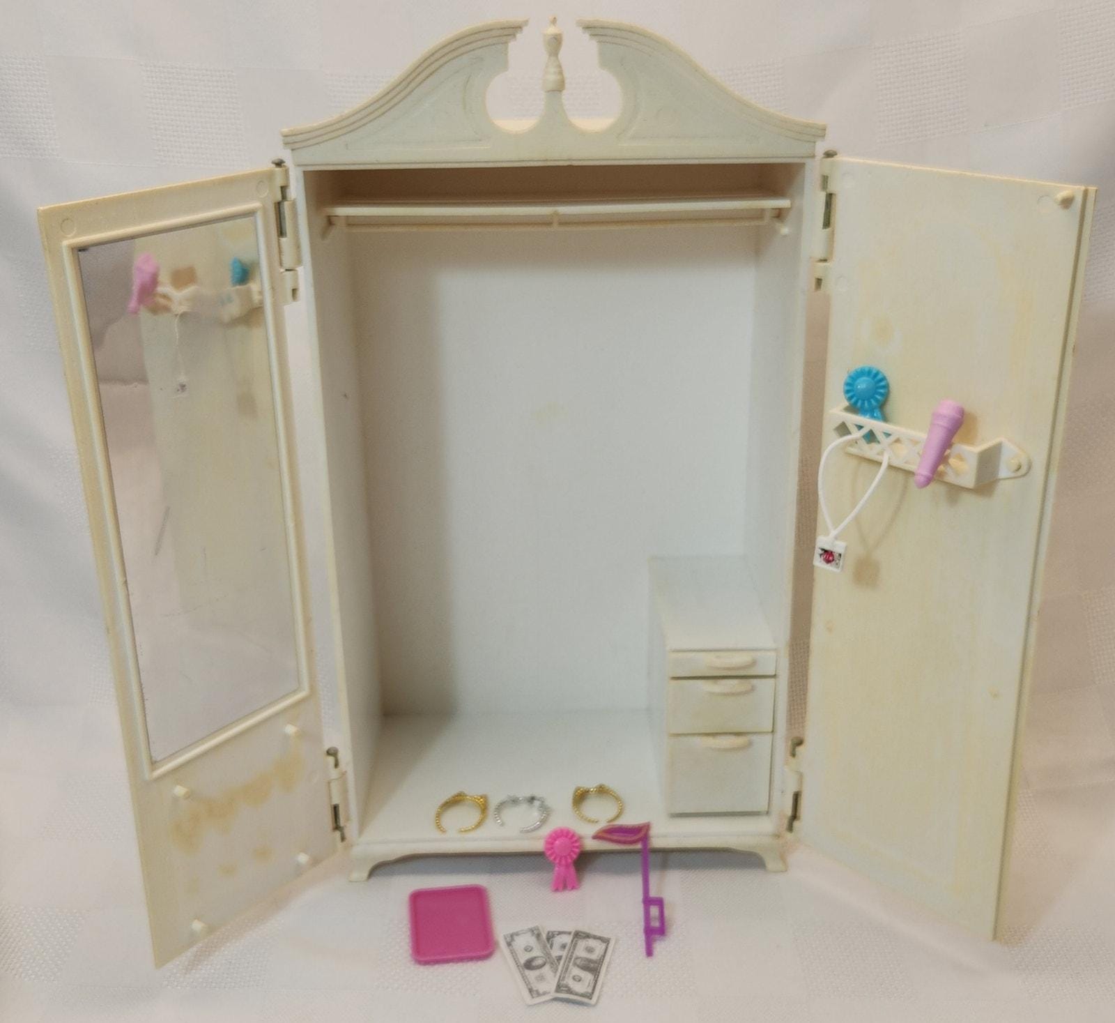 Vintage 1960s Barbie Wardrobe Closet Susy Goose Armoire With ...