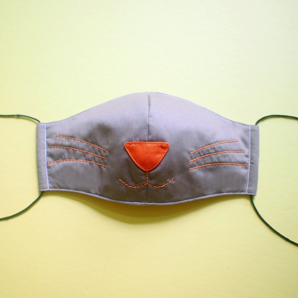 Funny Cat Face Mask - Etsy