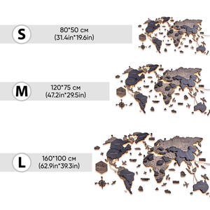 Custom LED Wooden World Map, Functional Wall Art for Professionals, for ...