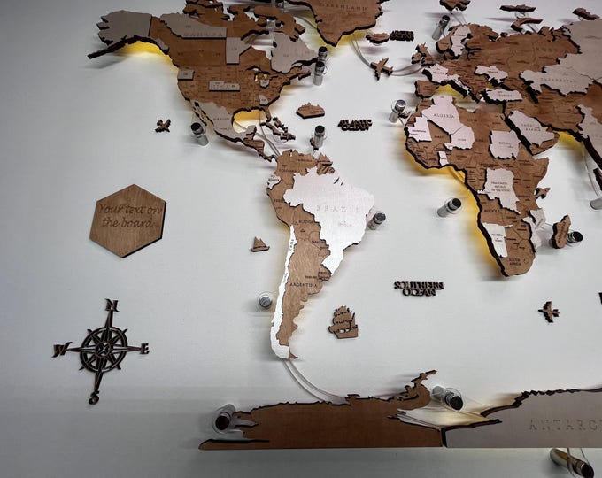 Led Wood World Map, Wood World Map Led, 3d Wooden Map Led, 3d Wooden World Map, 3d Led World Map ...