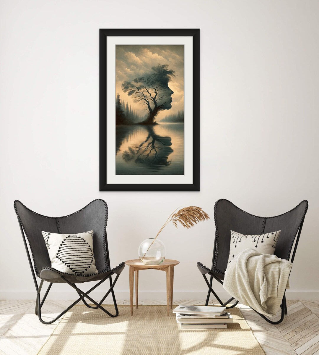 Profile of Nature - 150dpi - 16” X 30” - Digital Download - Printable ...