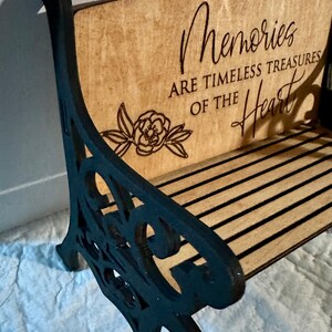 Remembrance Bench - Etsy