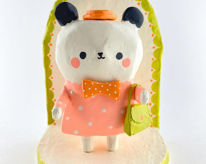 Miss Panda Has an Afternoon Out - Etsy