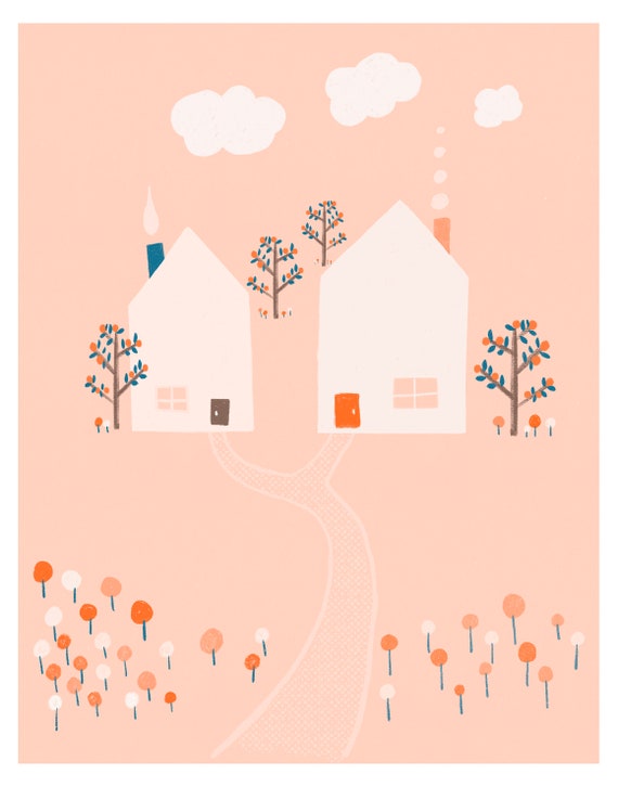 Neighborly Art Print | Etsy