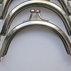 4 Silver Clutch Purse Frames With Kiss-lock Closures, 3.25" - Etsy