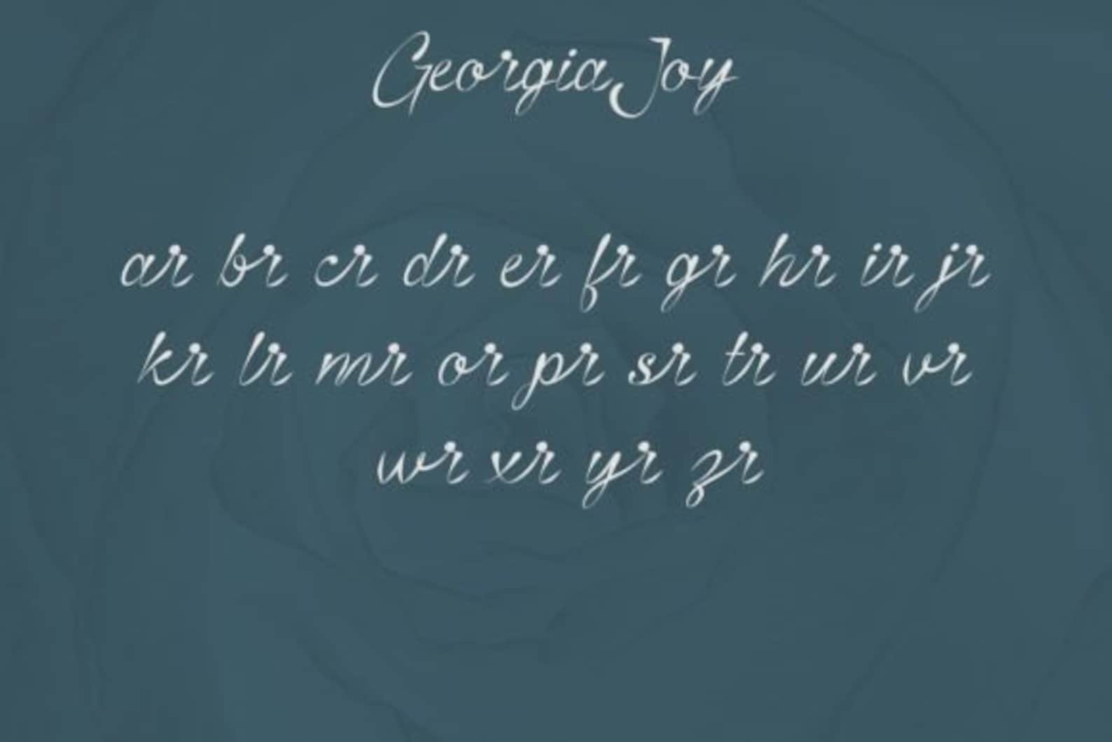 Georgia Joy Font, Handwritten Font, Thin Font, Calligraphy Font ...