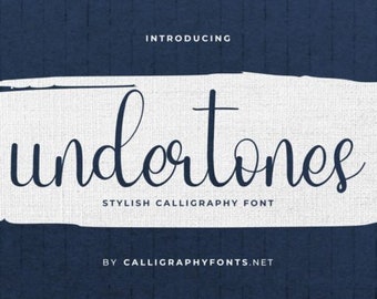 Beautiful Rain Font, Font With Tails, Display Font, Calligraphy Font ...