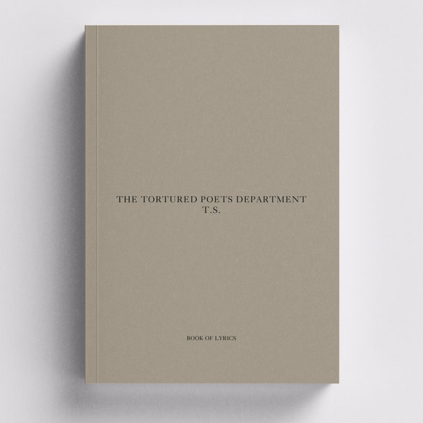 Taylor Swift's Lyric Book - Etsy