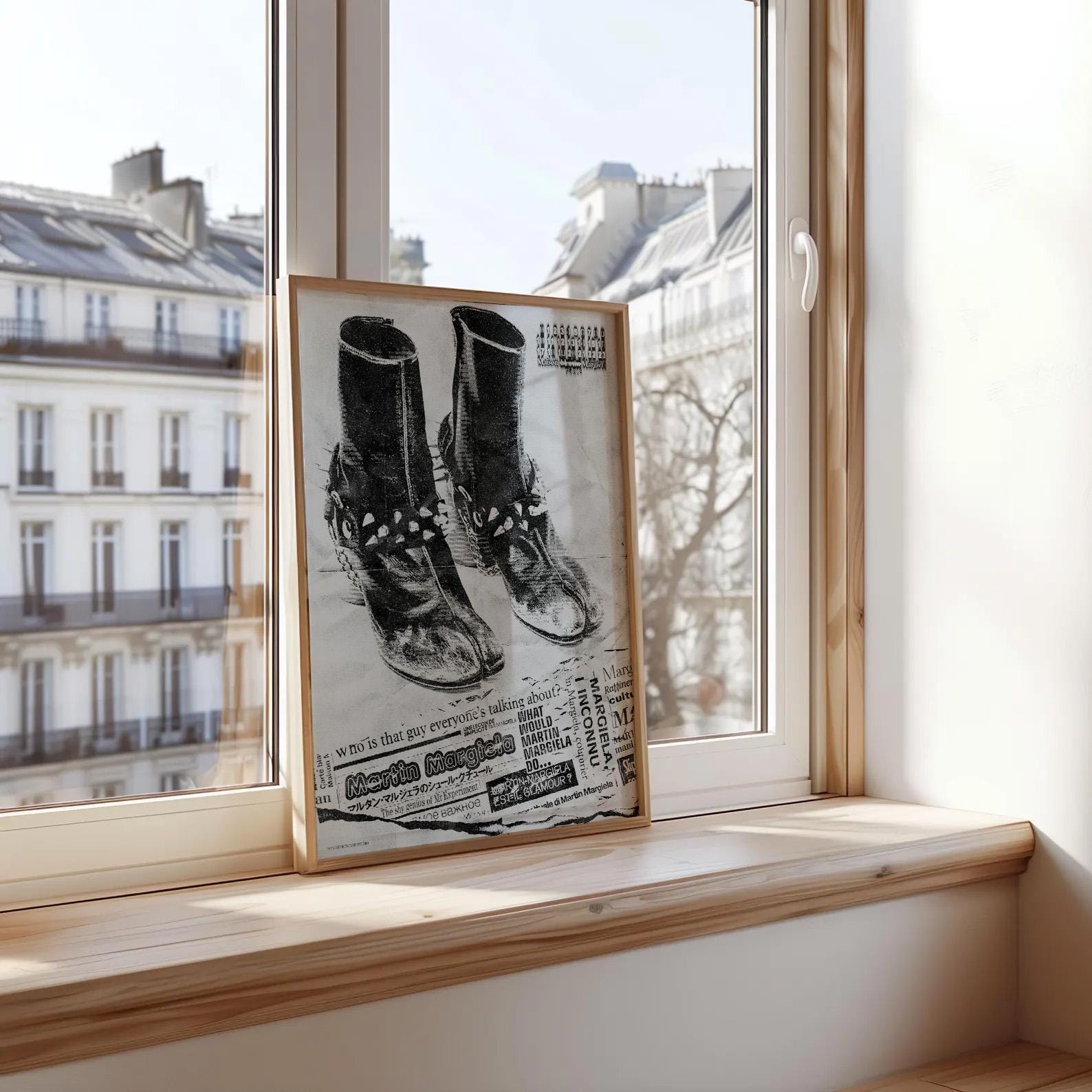 Tabi Boots Maison Margiela Poster, Digital Download Poster, Fashion ...
