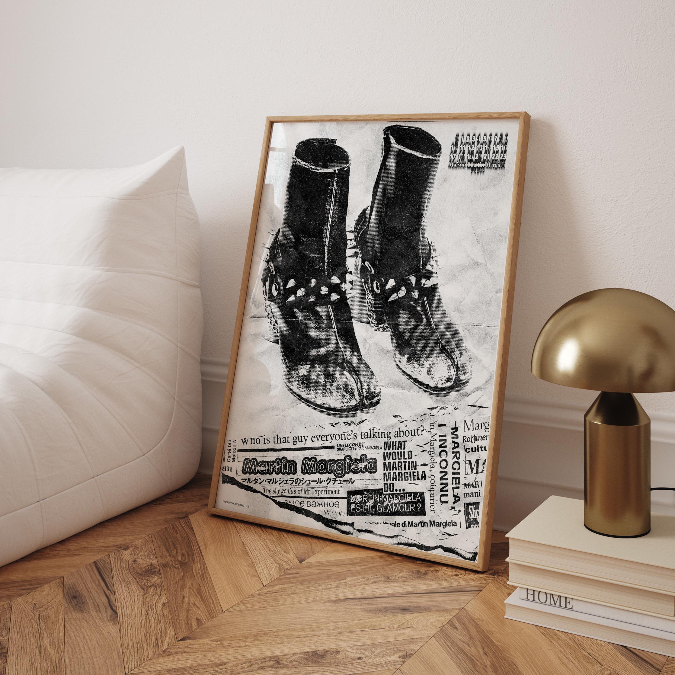 Tabi Boots Maison Margiela Poster, Digital Download Poster, Fashion ...