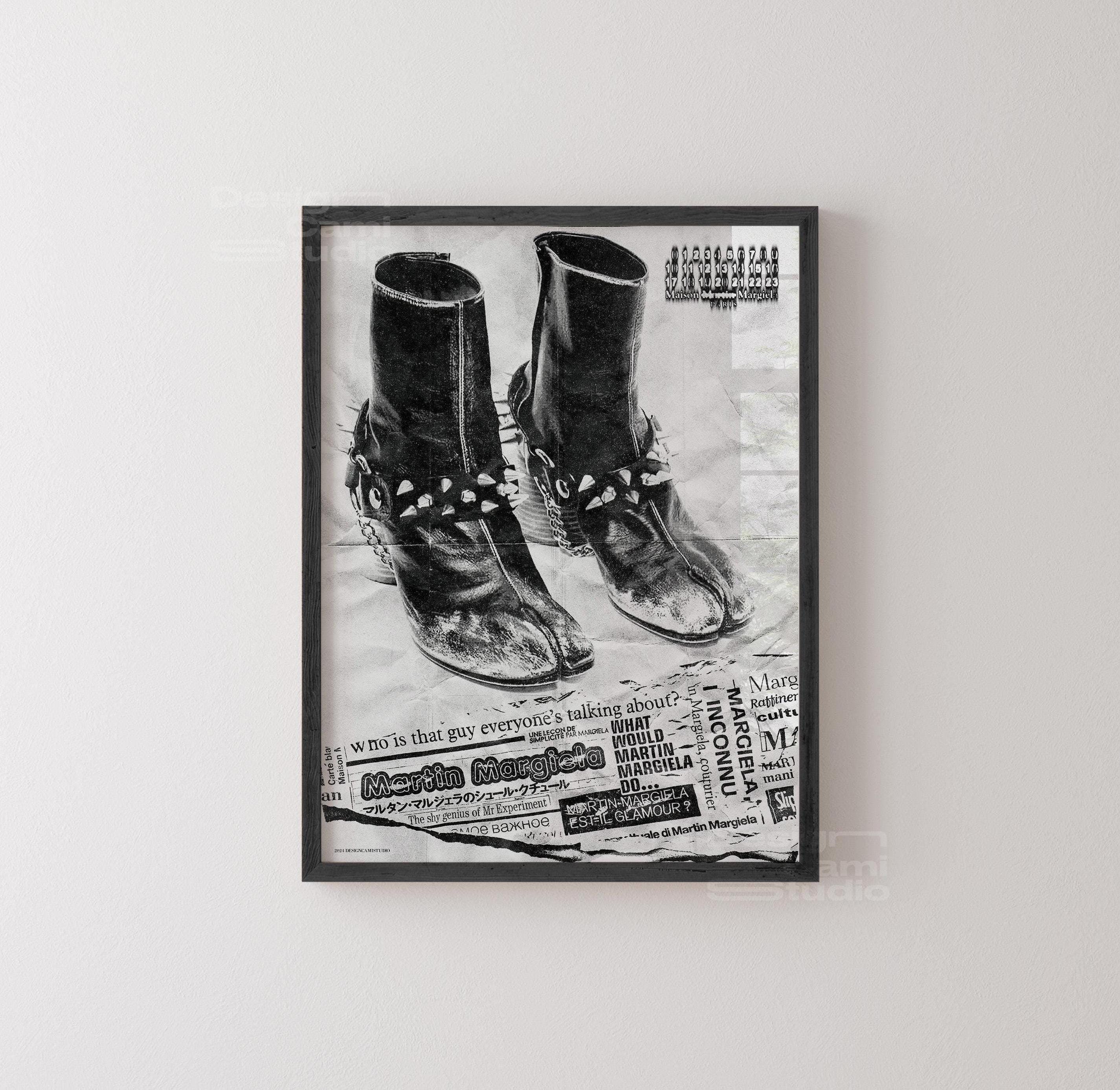 Tabi Boots Maison Margiela Poster, Digital Download Poster, Fashion ...