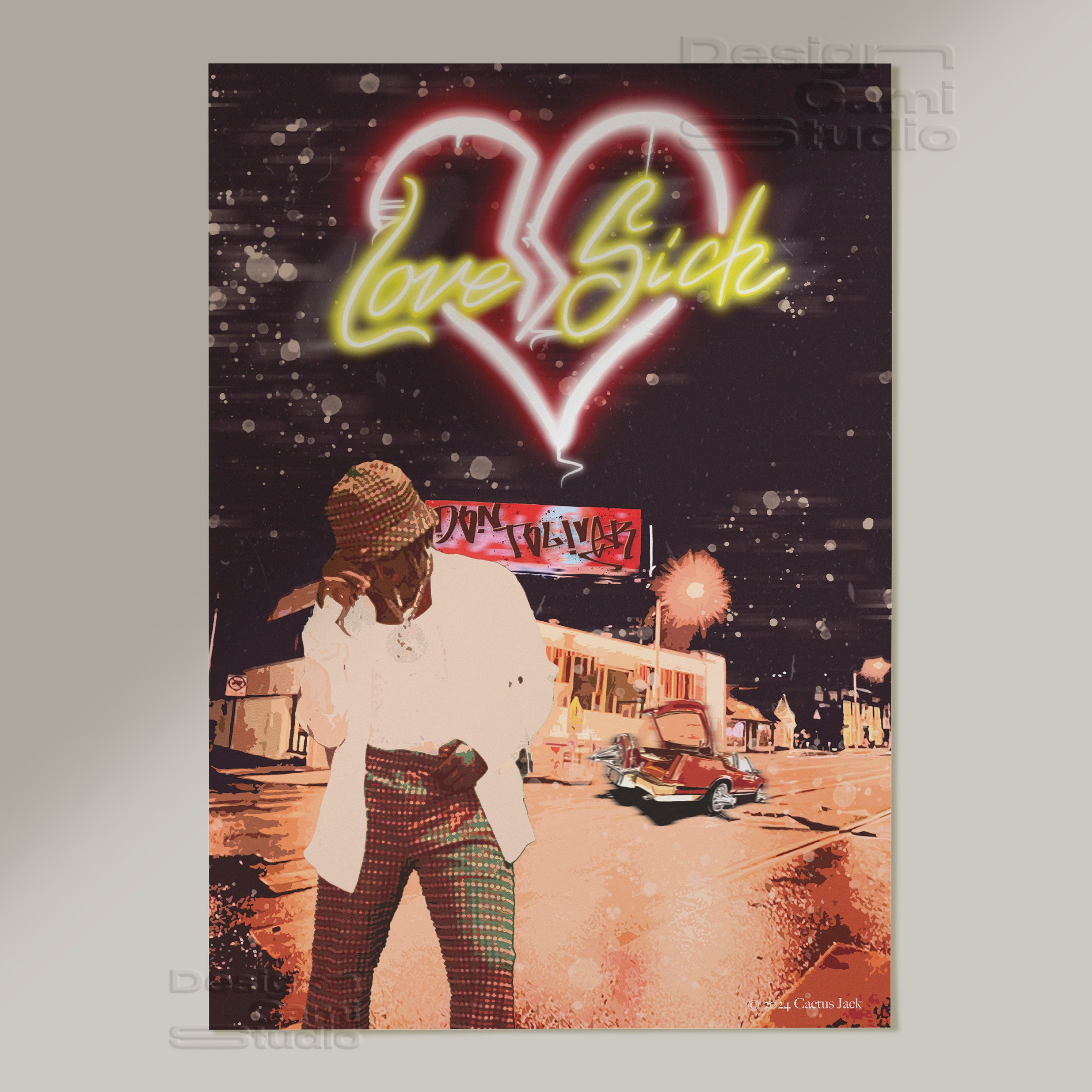 Don Toliver Poster, Lovesick Album Poster, Heaven or Hell Poster ...