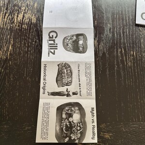 DIY Mini Zine 'grillz Over the Years' Mini Zine PDF Digital Download ...