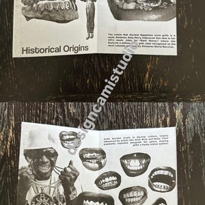 DIY Mini Zine 'grillz Over the Years' Mini Zine PDF Digital Download ...