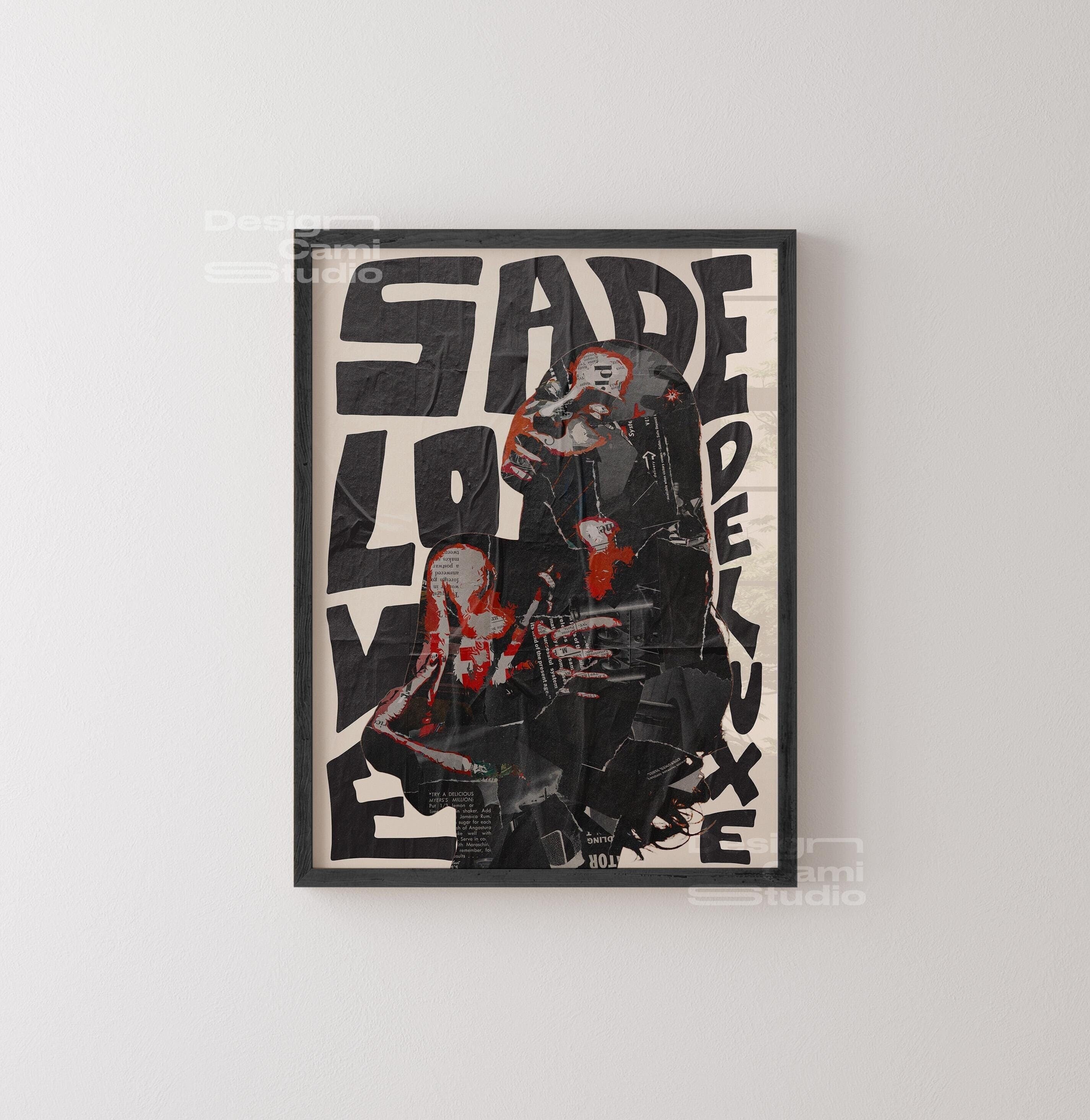 Sade Love Deluxe Poster, Digital Download Poster, Sade Print, Music ...