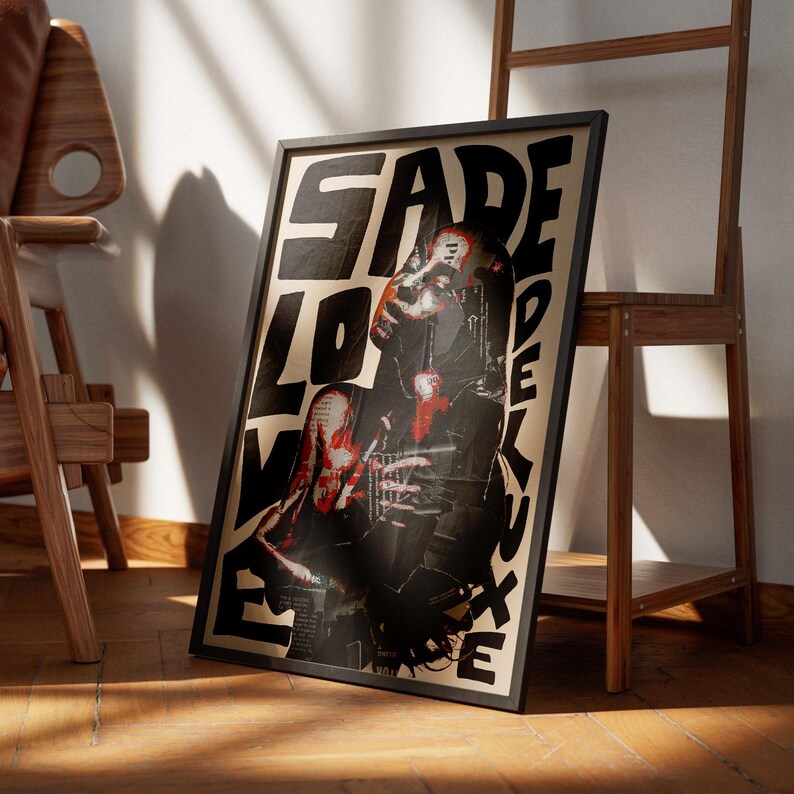 Sade Love Deluxe Poster, Digital Download Poster, Sade Print, Music ...