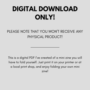 DIY Mini Zine 'grillz Over the Years' Mini Zine PDF Digital Download ...