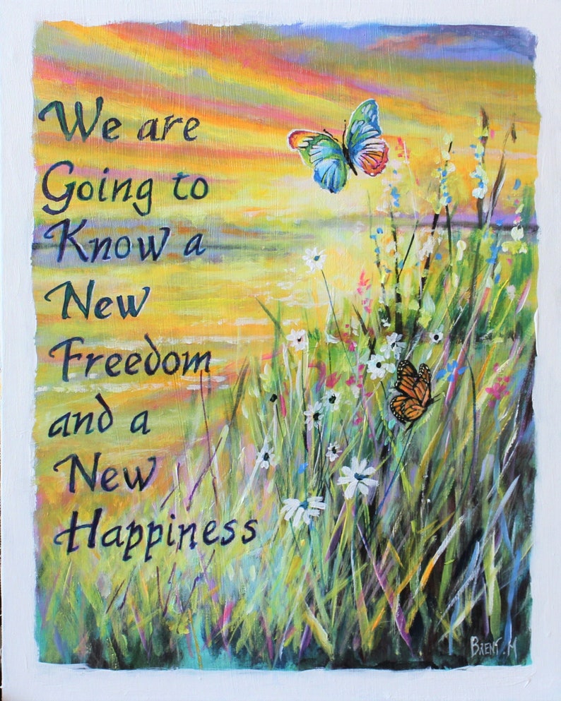 New Freedom and Happiness - Etsy