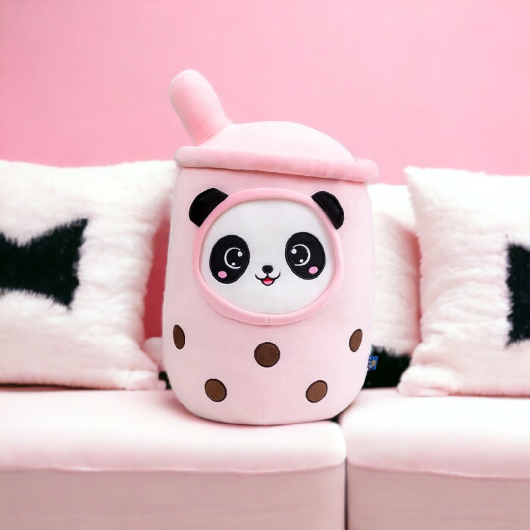 Boba Plush Boba Pillow Bubble Tea Plush Bubble Tea Pillow Bubble Tea ...